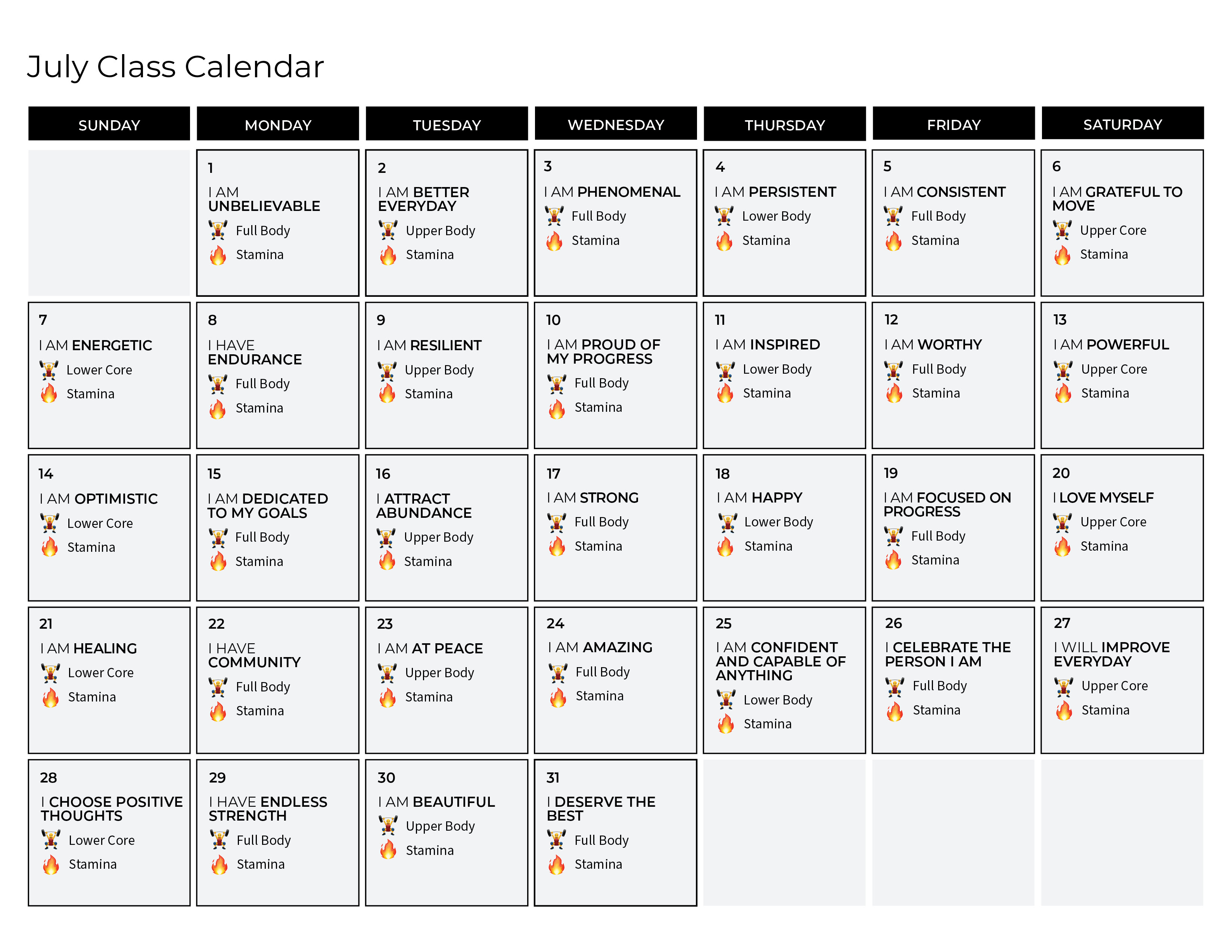 Signature 9x Class - Group Fitness Malibu